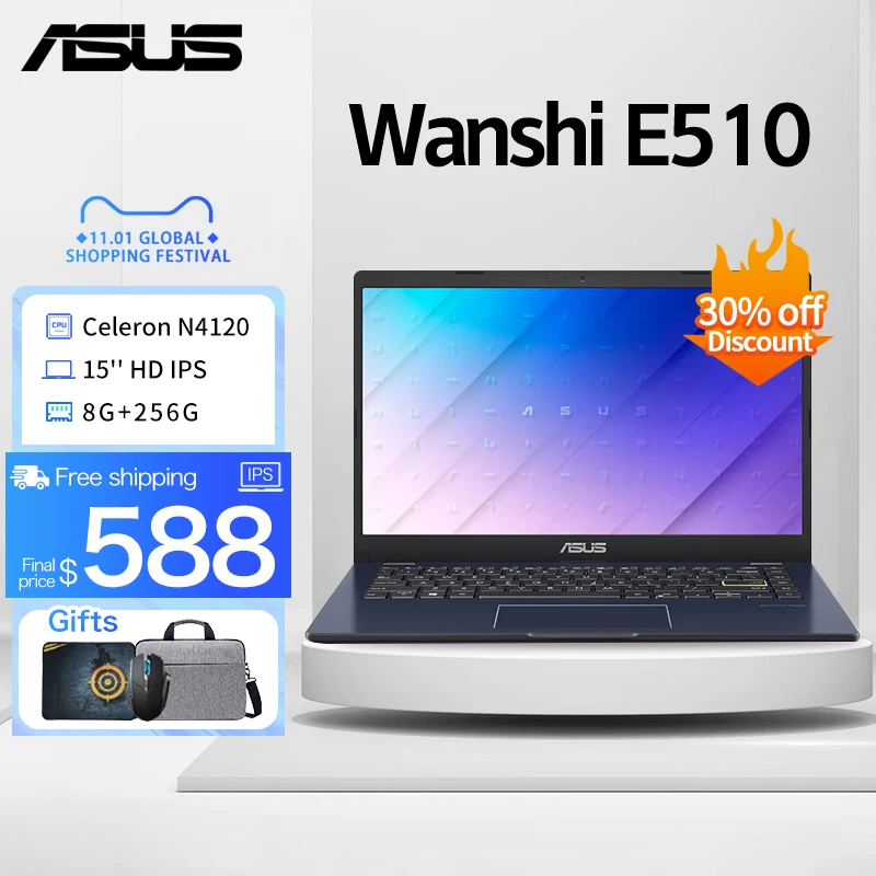 Asus Wanshi Office Laptop Intel Pentium N6000/intel Celeron N4120 8g ...