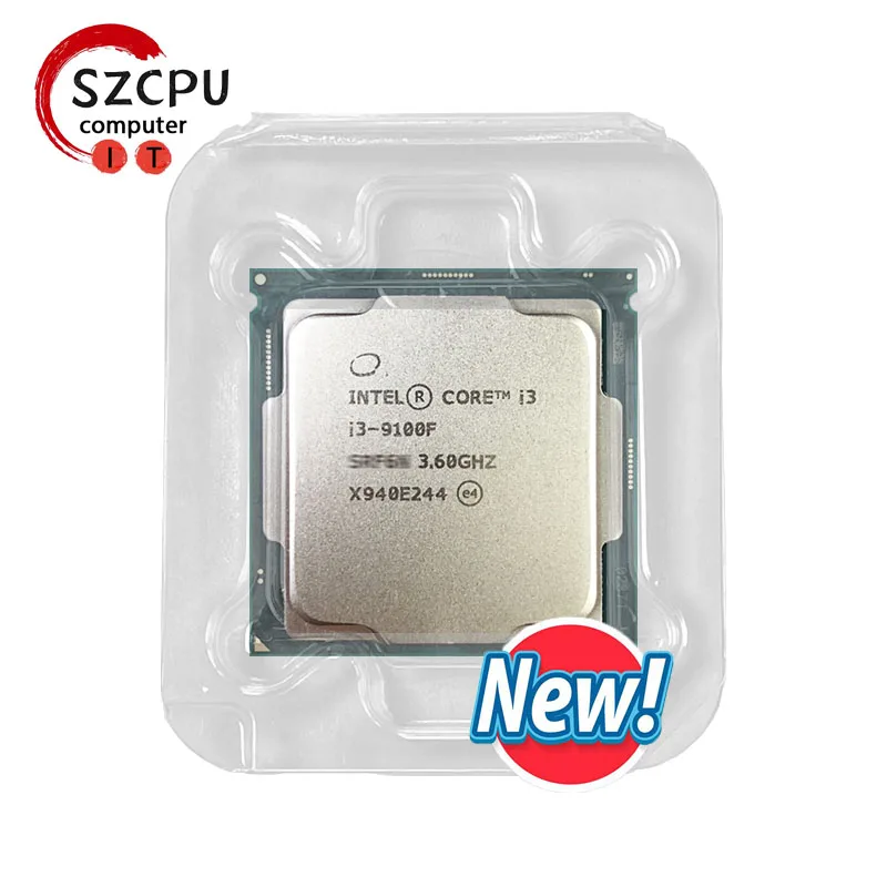 9100f Intel Core I3 9100F 3.6 GHz Quad Core (BX80684I39100F)