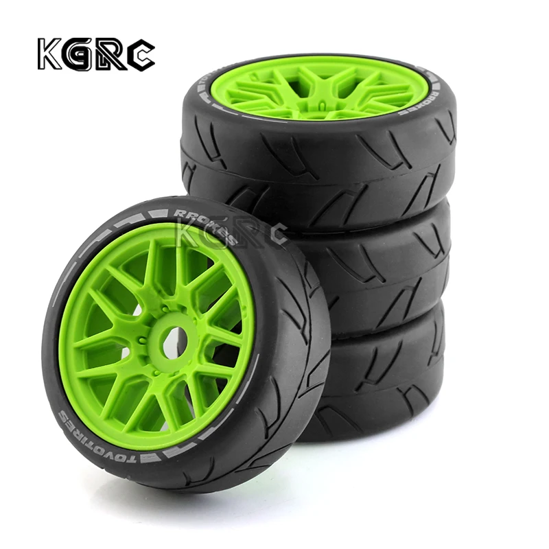 4pcs-Short-Course-Truck-Tires-Tyre-Wheel-17mm-Adapter-For-1-8-pull-WRC ...