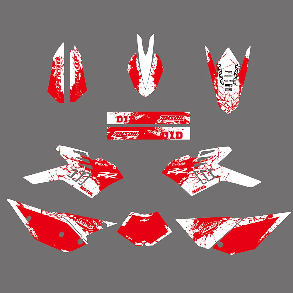 Motorcycle Graphic Background Decal Sticker for Beta RR 4T 350 400 450 ...