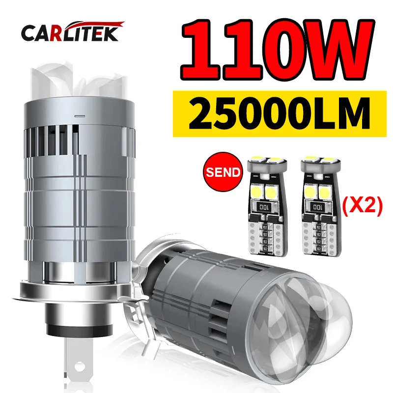 H4-LED-Projector-Mini-Lens-Auto-H4-LED-Headlight-Bulb-Kit-Conversion ...