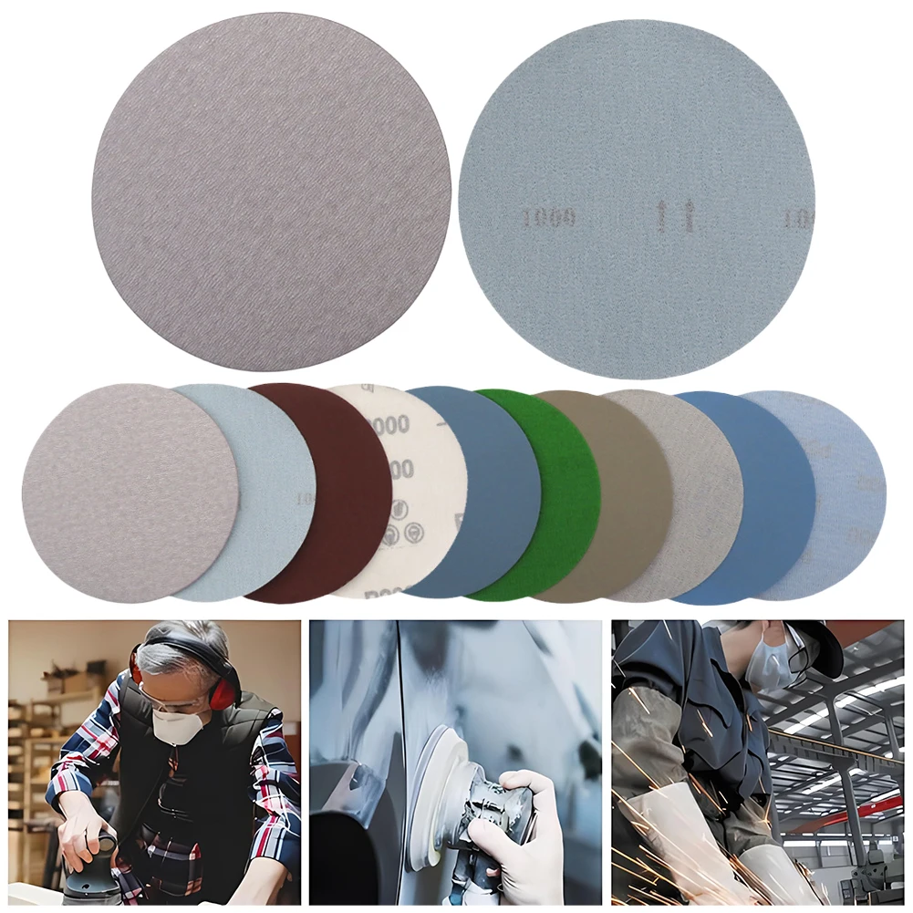 25Pcs-5-Inch-Sandpaper-1000-2000-3000-5000-Grit-Hook-and-Loops-Orbital ...