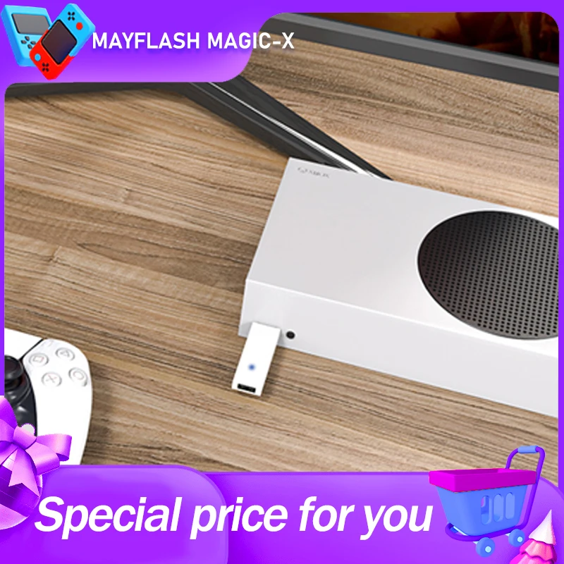 MAYFLASH MAGIC-X Multi-Platform Bluetooth Receiver USB Adapter ...