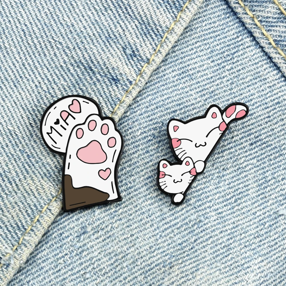 Pin Cats Girls | Pink Accessories Pins | Enamel Cat Pink Pin | Enamel ...