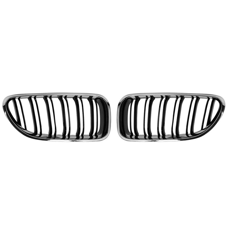 1Pair Front Kidney Grilles 51137211921 51137211922 51137212849 For BMW ...