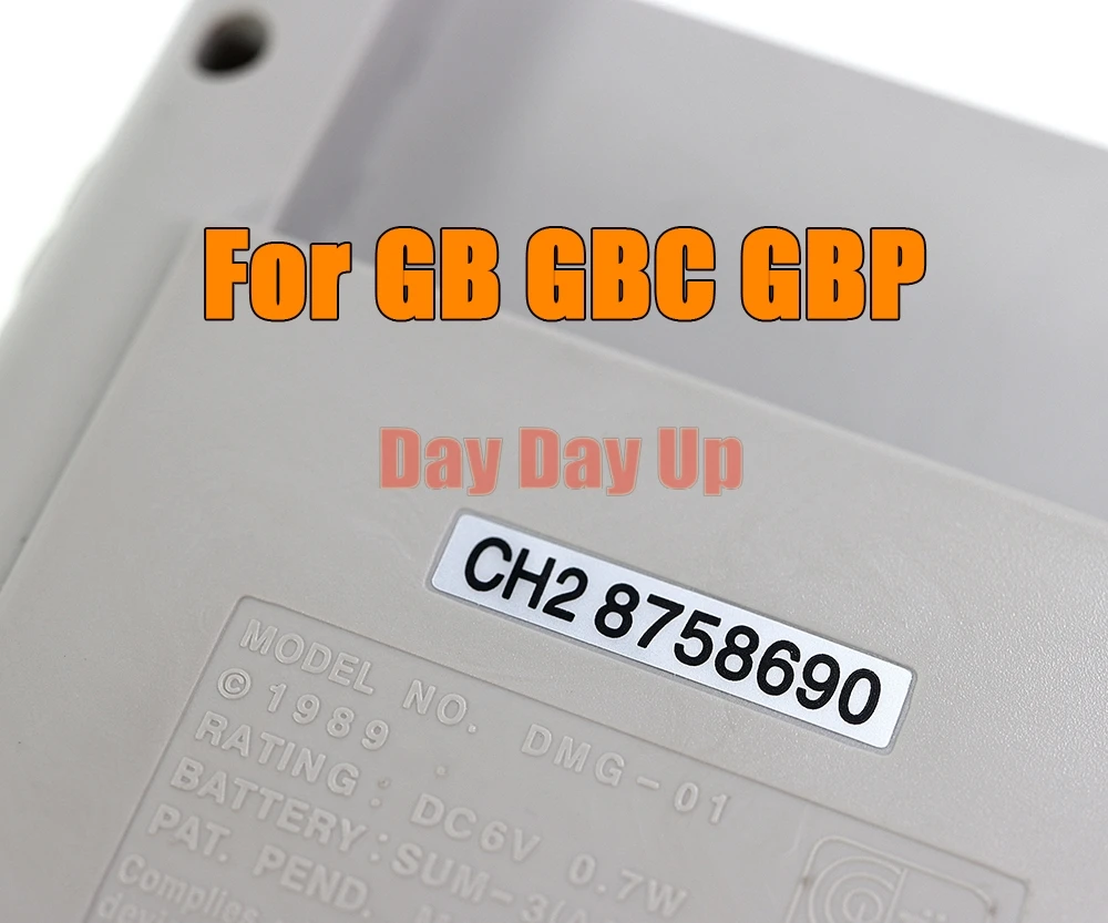 2PCS For GameBoy Serial Number Sticker Back Label for GB GBC GBP