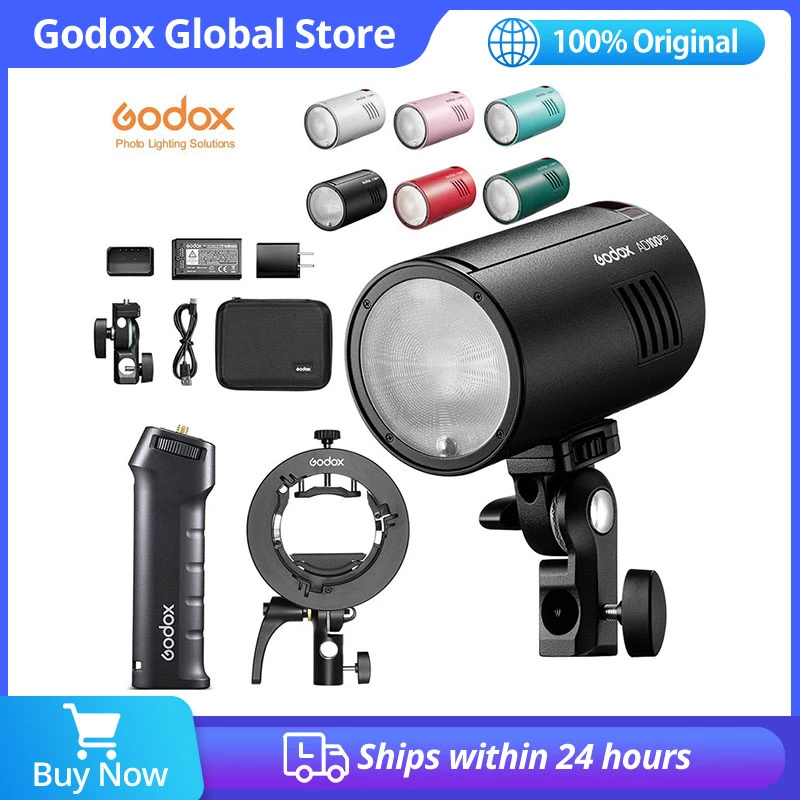 New Stock Godox Ad100pro Outdoor Flash 100ws Ttl 2.4g Hss Pocket Flash ...