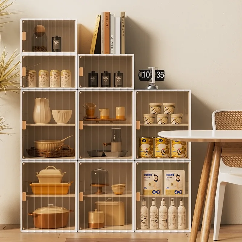 Household-multifunctional-plastic-storage-cabinet-thickened-free ...