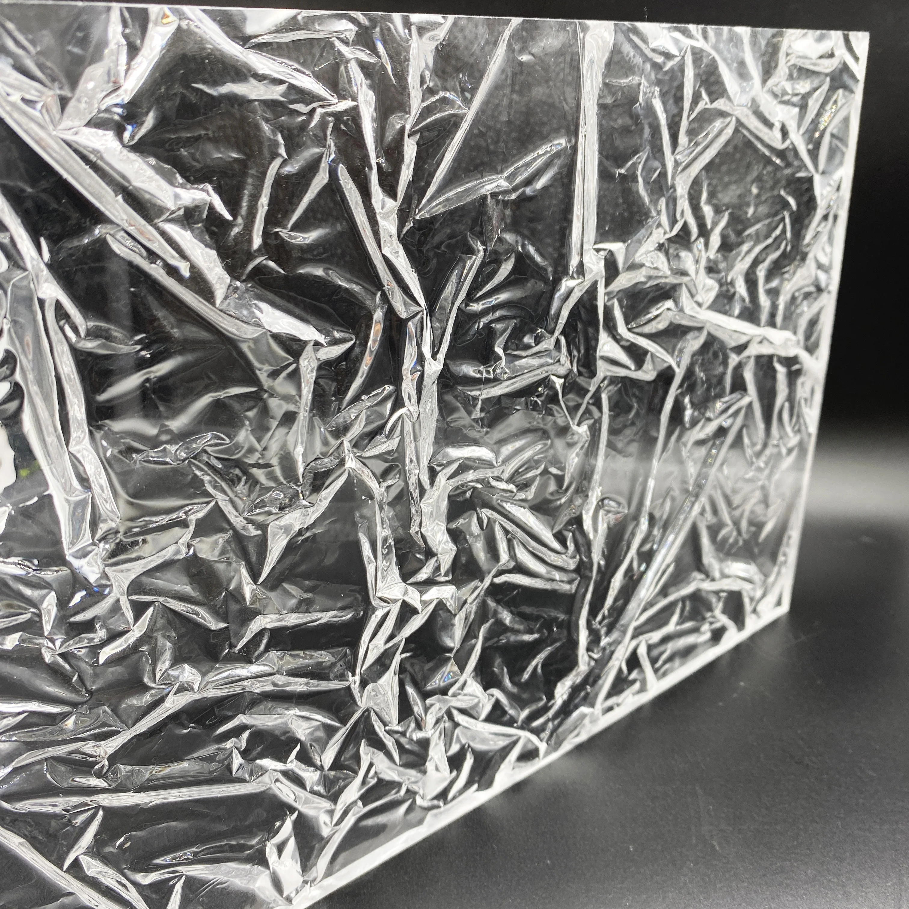 Single-sided Irregular Ice Crack Acrylic Sheet, Living Room Screen ...
