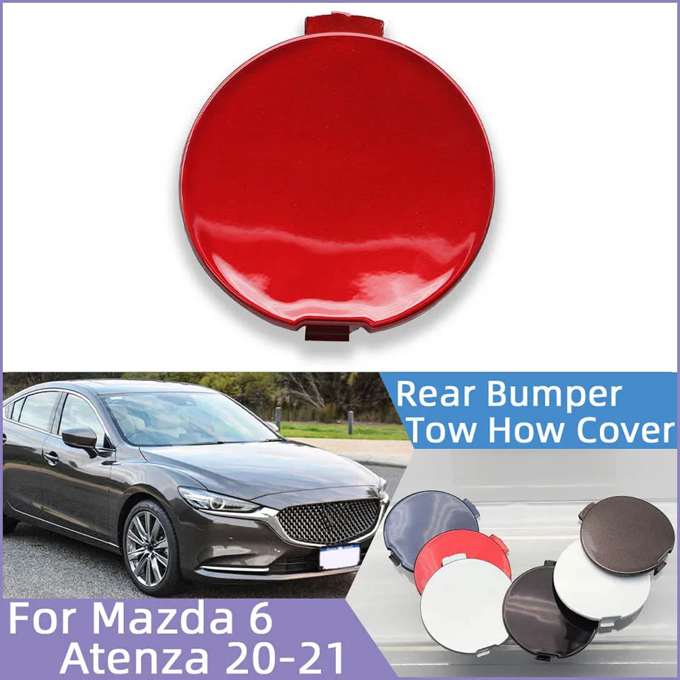 Rear-Bumper-Tow-Hook-Eye-Cover-Lid-For-Mazda-6-Atenza-Sedan-2020-2021 ...