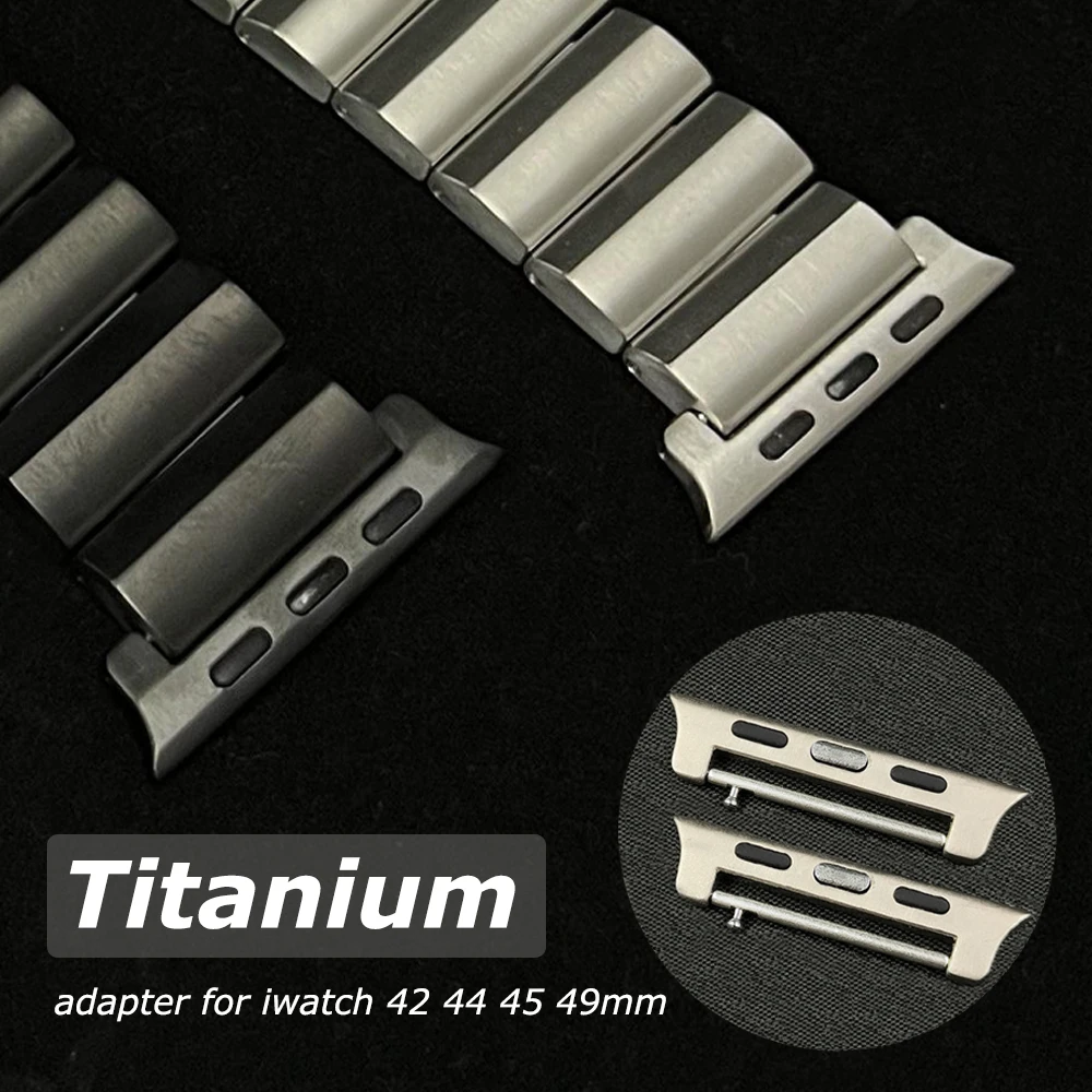 Titanium Connector For Apple Watch Band Ultra 49mm 45mm 42mm 44mm ...
