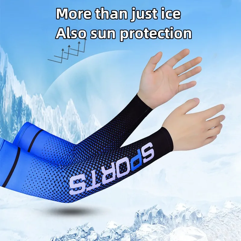 2pcs-Unisex-UV-Arm-Protector-Sleeves-Sunscreen-Bands-Outdoor-Sports ...