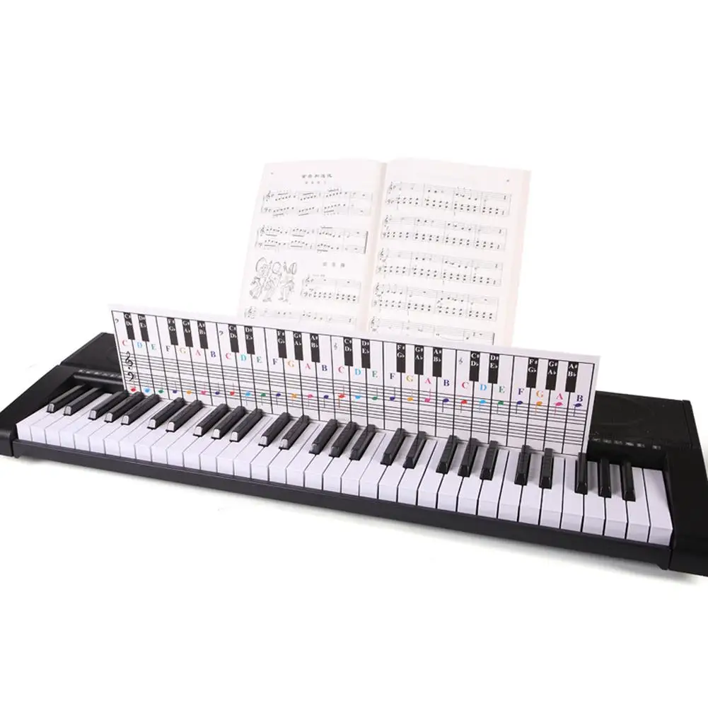 61-key-88-key-Piano-Keyboard-Note-Chart-Piano-Keys-Practice-Sheet ...