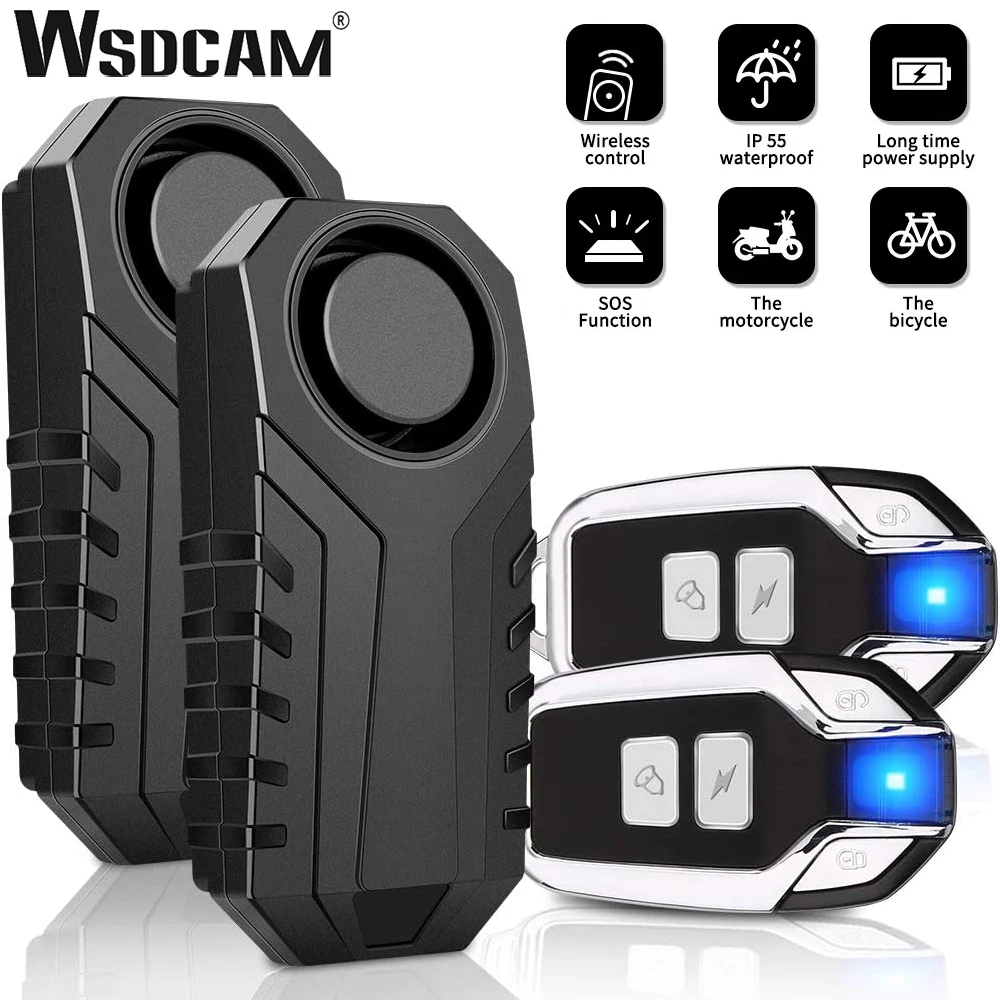 WSDCAM-Waterproof-Bike-Motorcycle-Electric-Bicycle-Security-Anti-Lost ...