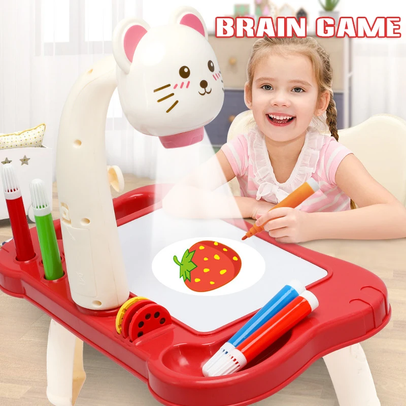 Smart-Projector-Kids-Painting-Table-Set-Projetor-Educational-Toy ...