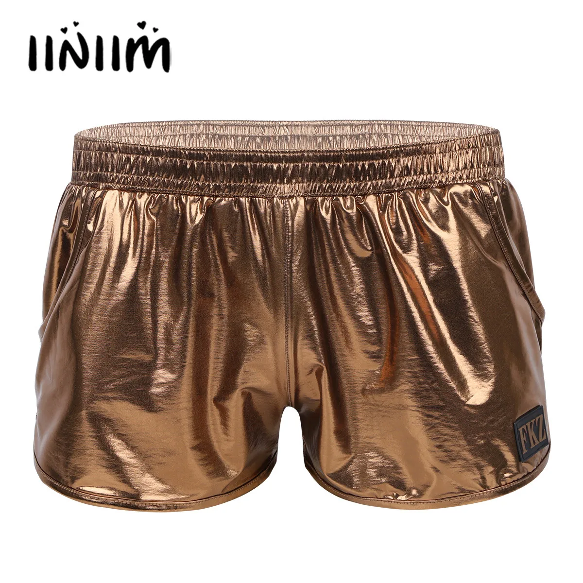 Mens-Shiny-Metallic-Boxer-Shorts-Low-Rise-Stage-Performance-Clubwear ...
