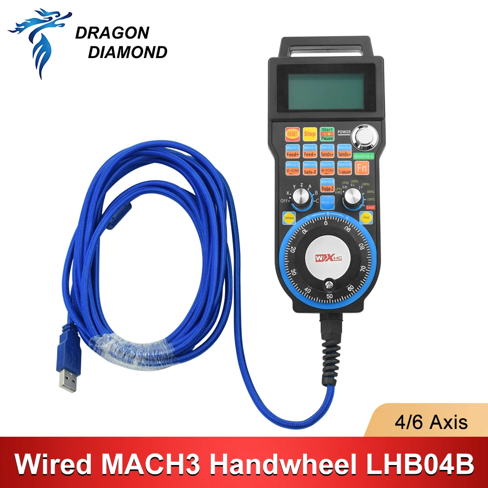 XHC-4-Axis-6-Axis-MACH3-USB-CNC-Handwheel-MPG-Manual-USB-wire-cable-5 ...
