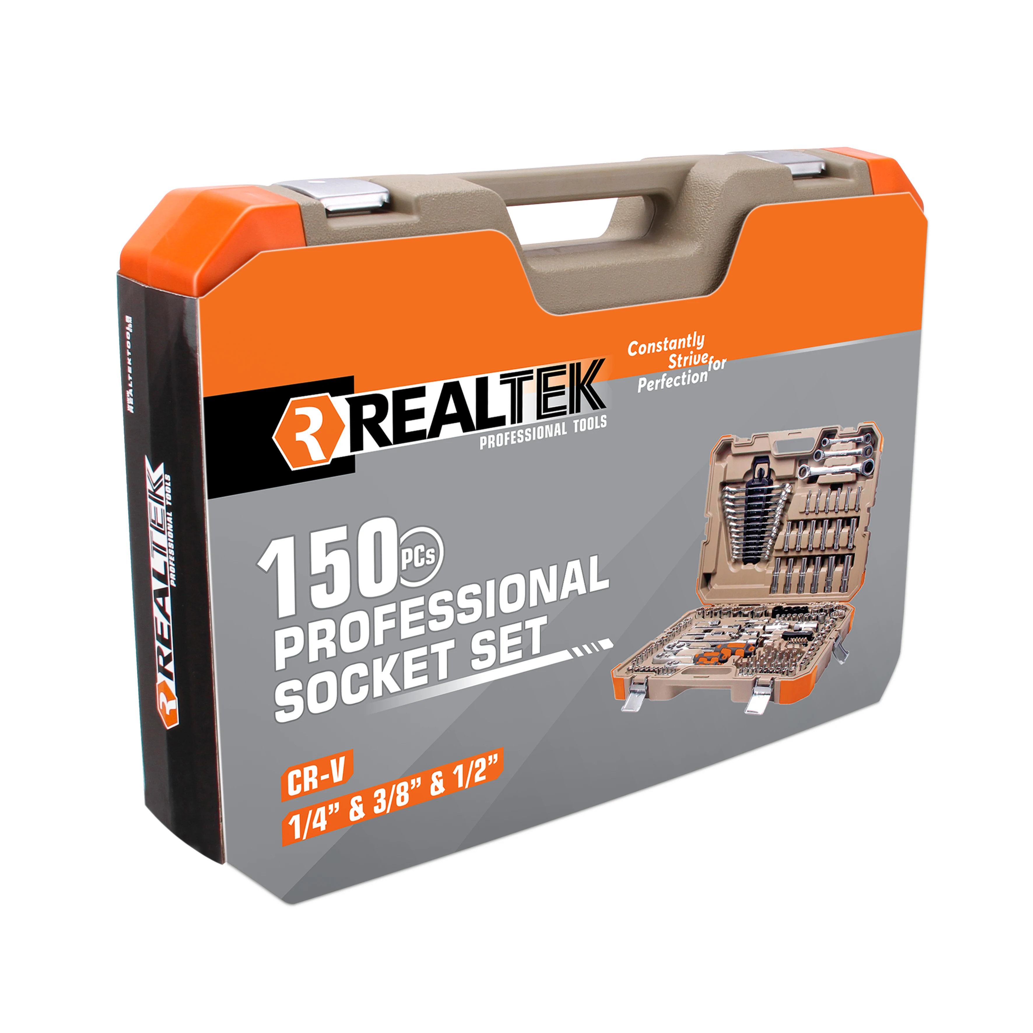 Realtek Tools Storage Box 150pcs Complete Mobile Automotive Workshop ...