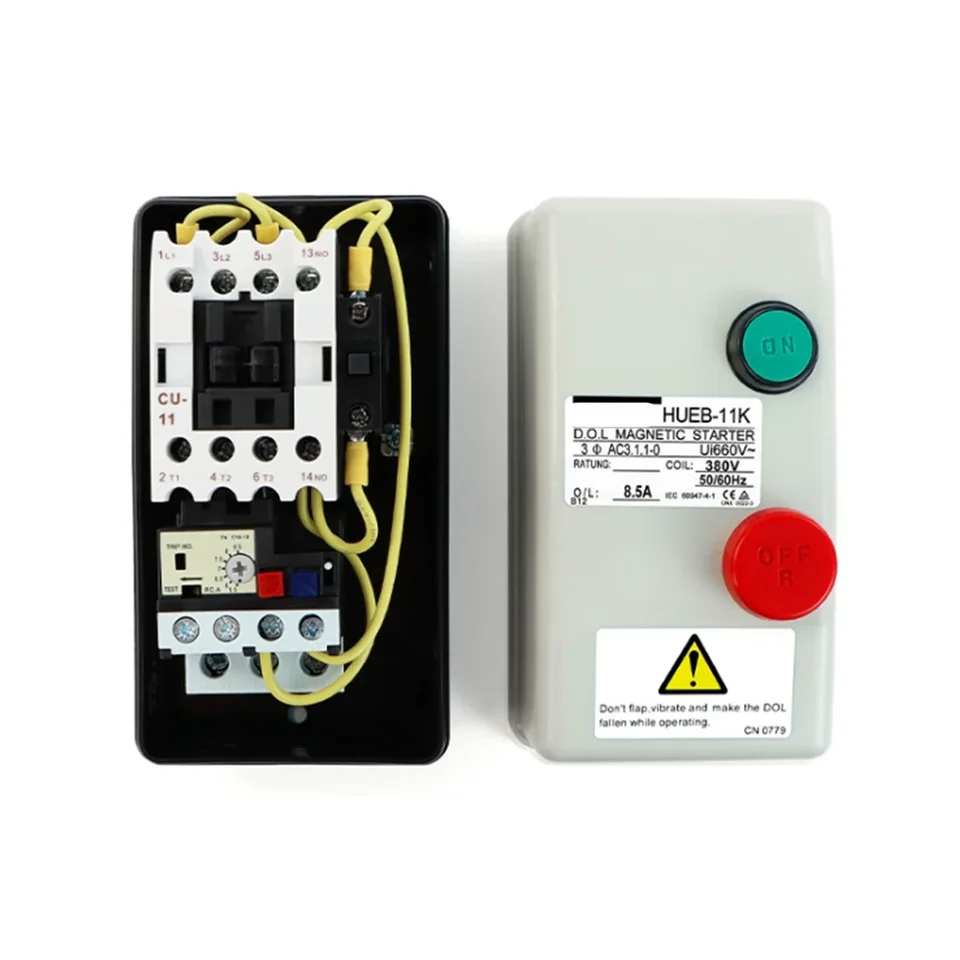 Motor Starters Magnetic Electric Motor Starter, 380V 7.5KW 10HP, 3 ...