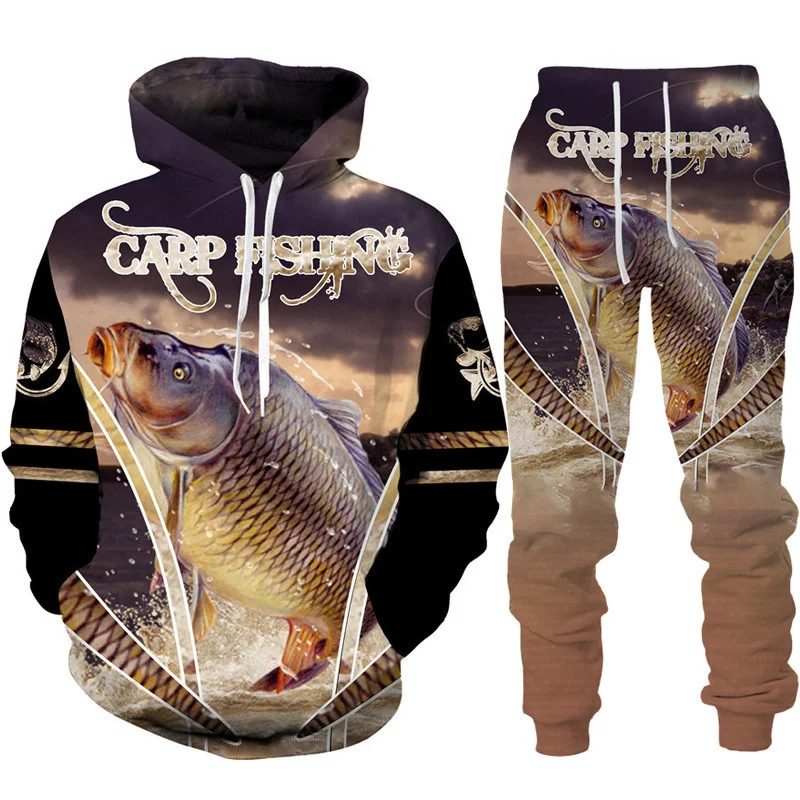 Spring-Autumn-New-Men-s-Cool-Carp-Fishing-3D-Print-Hoodie-Set-Harajuku ...