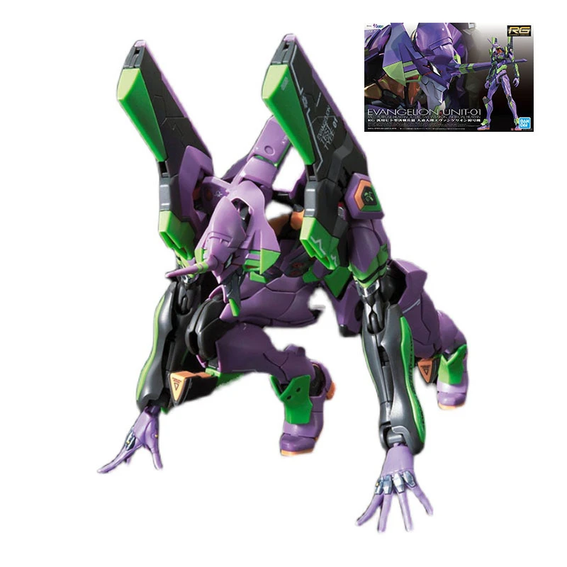 BANDAI 1:144 RG EVA 01 Regular Version Anime Evangelion Assembled Robot ...