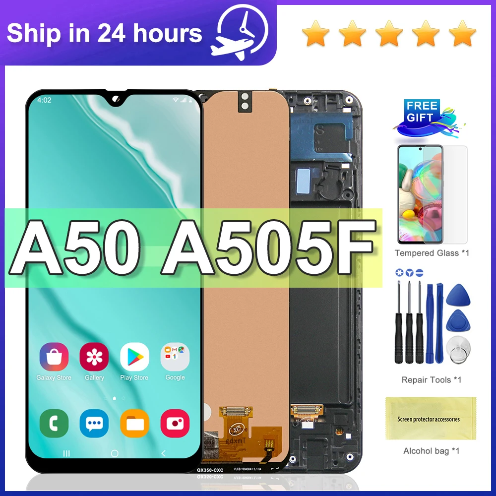 For-Samsung-A50-SM-A505FN-DS-A505F-DS-A505-LCD-Display-Touch-Screen ...