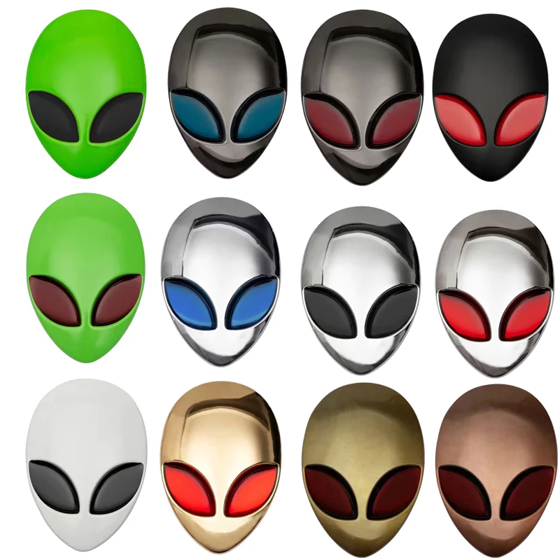 Alienware-Metal-3D-Alien-Head-UFO-Logo-Badge-Emblem-Decals-Motorcycle ...