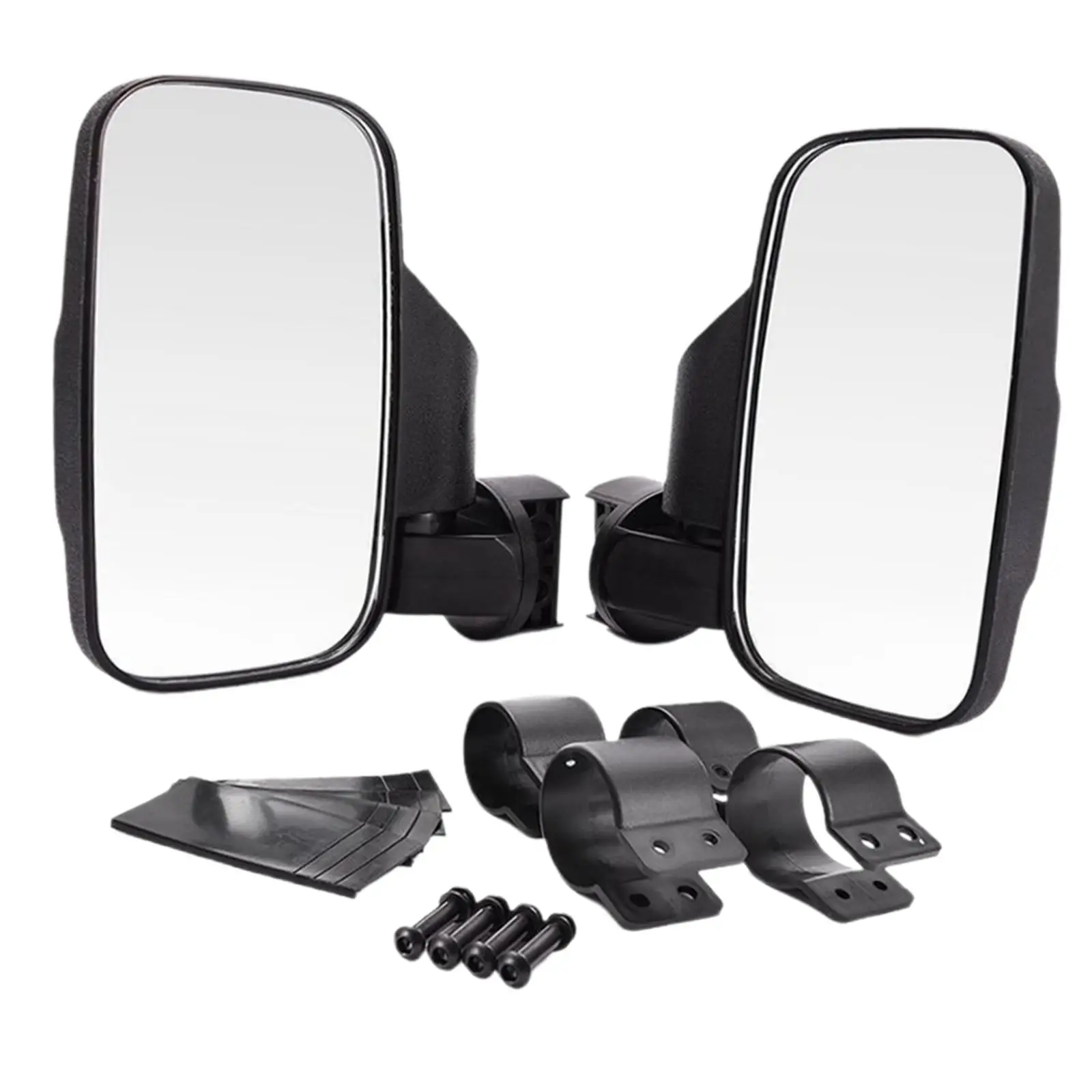 2 Pieces UTV Rearview Side Mirror Accessories UTV Side View Mirrors for ...