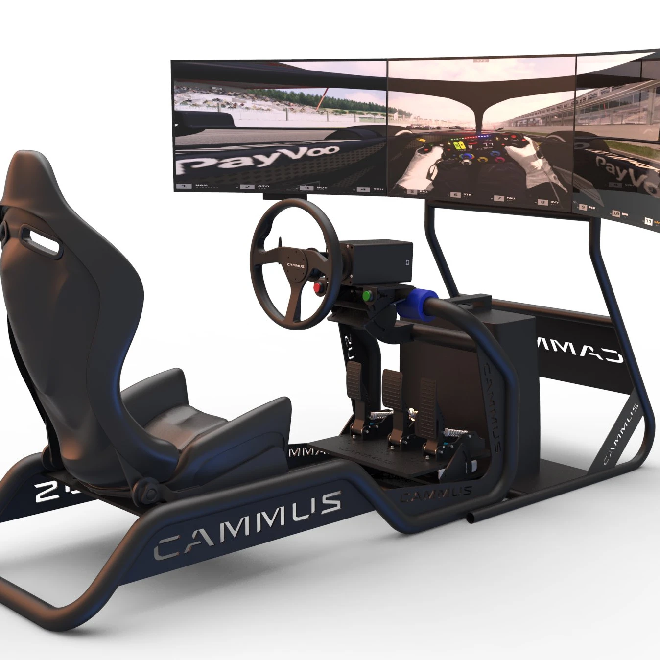 CAMMUS-Newest-Driving-Racing-Simulator-With-Pedal-Base-Steering-Wheel ...