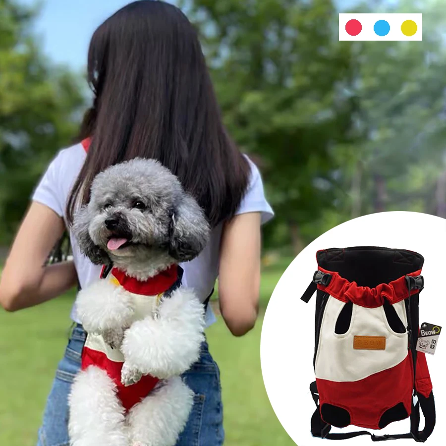 Mesh-Haustier-Hund-Tr-ger-Einstellbare-Rucksack-Atmungsaktive-Outdoor ...