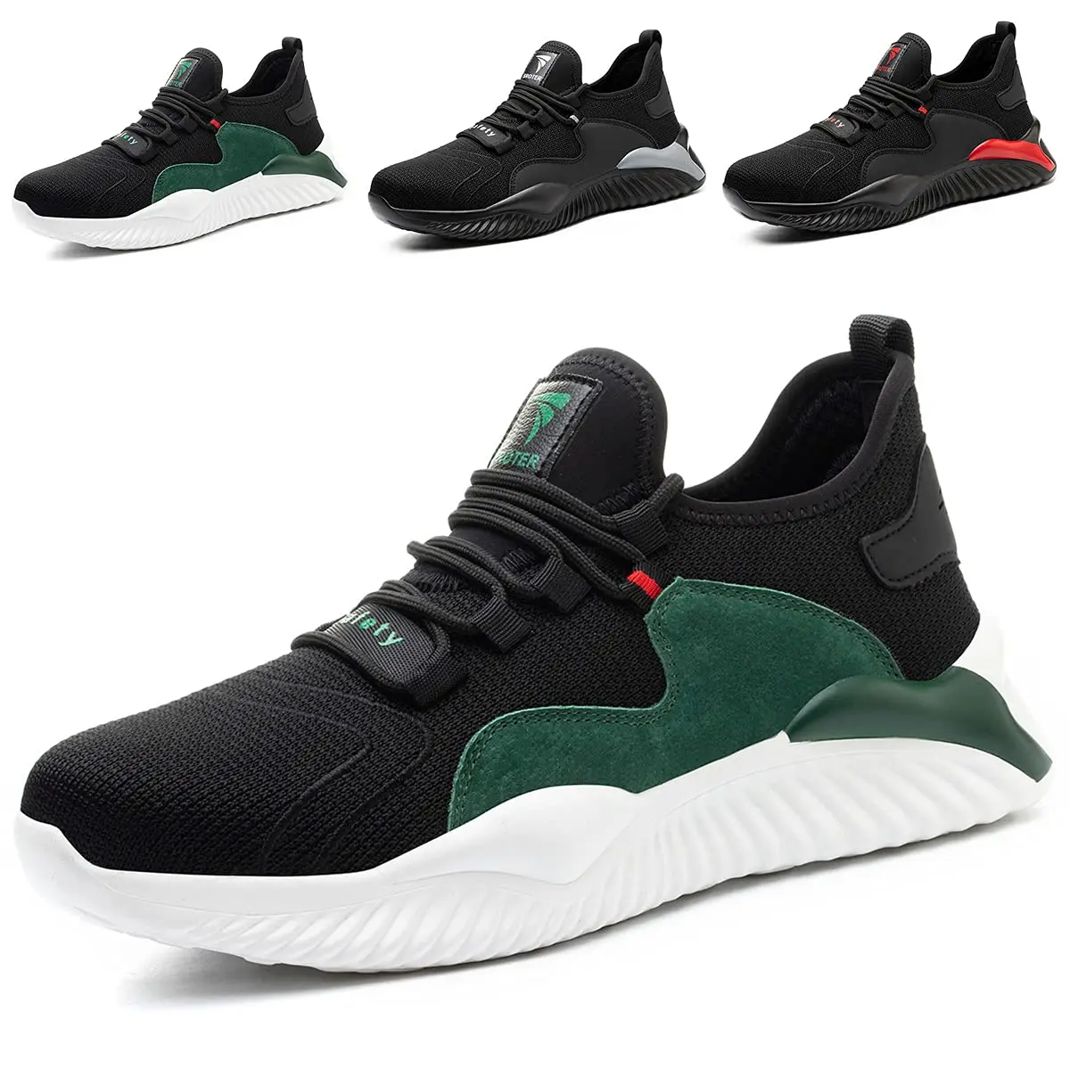 SROTER Safety Shoes Steel Toe Cap Trainers Men Women Work Safety ...