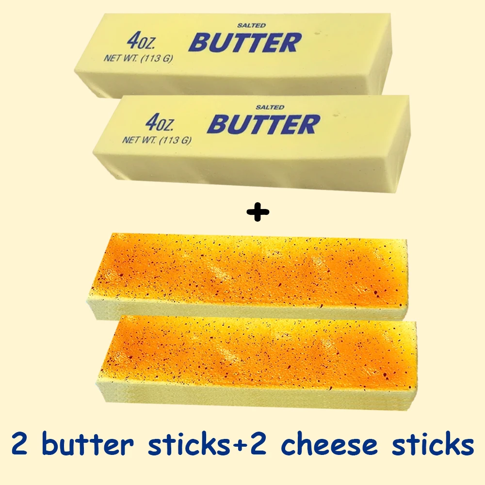Squishy Balls Fidget 2pcs Squeeze Butter Stick Rising Squishy Toy, 2025 ...