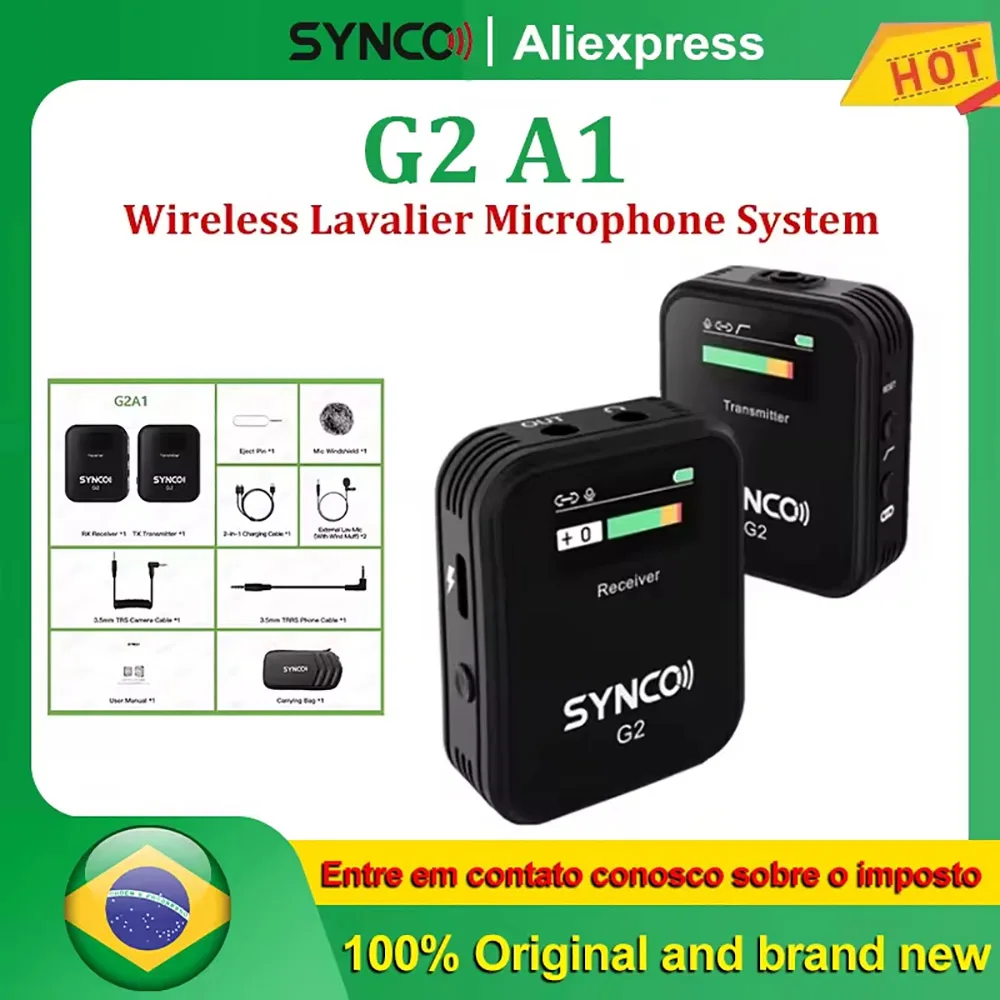 SYNCO-G2-G2A1-A1-Wireless-Lavalier-Microphone-System-for-Smartphone ...
