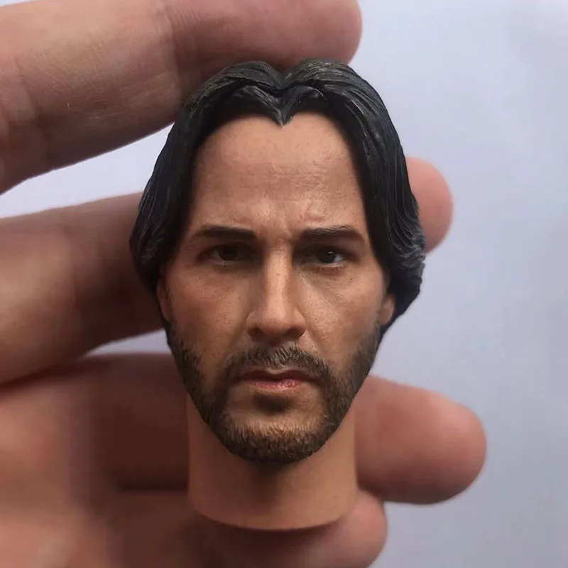 1/6 New Keanu Reeves Head Sculpt Carving Model for 12'' Male Soldier ...