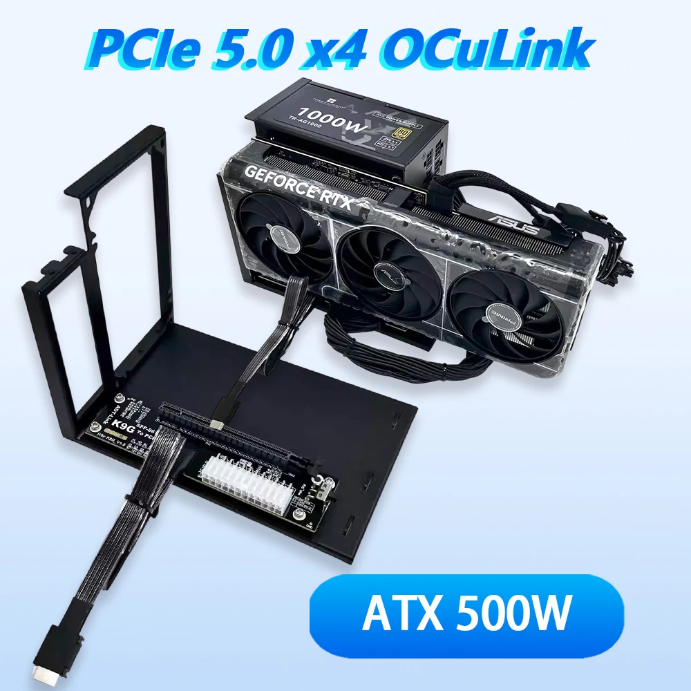ADT eGPU OCuLink GPU Dock PCIe 5,0 x4 128G PC de alta velocidad ...
