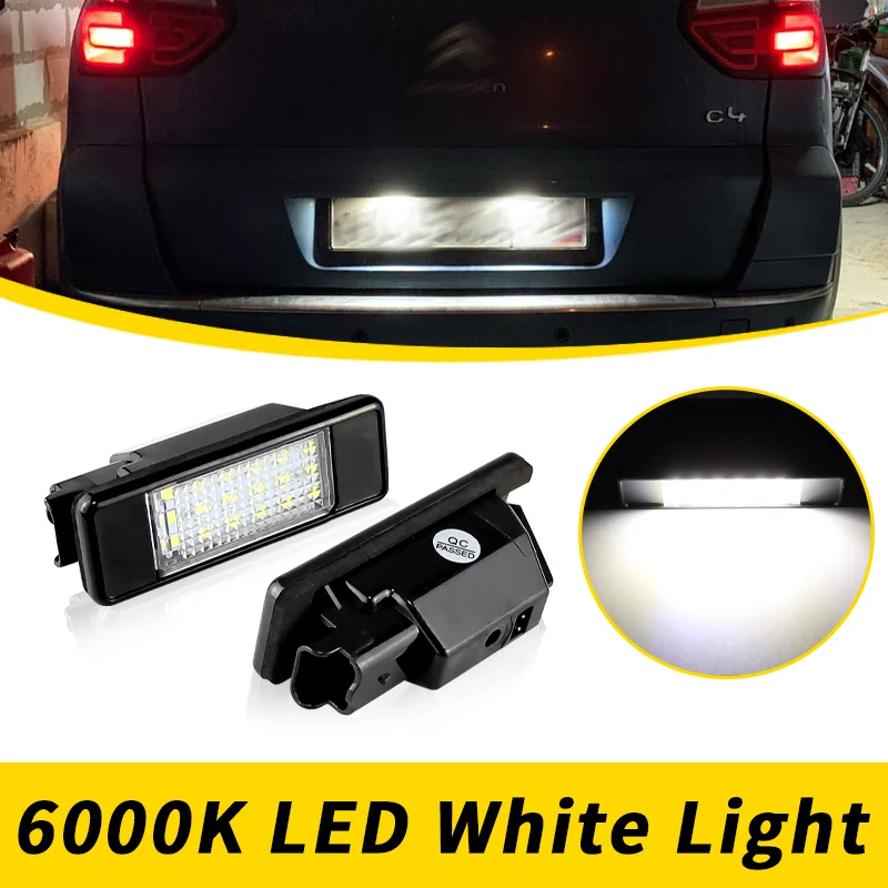 2PCS-12V-Car-Rear-18-led-SMD-License-Number-Plate-Light-Lamp-For ...