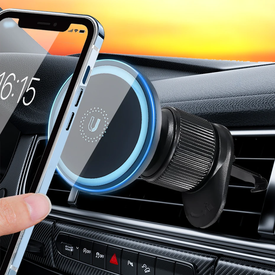 Magsafe-Car-Phone-Holder-Magnetic-Car-Mount-Magnet-Support-Mobile ...