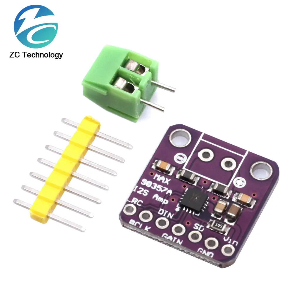 Max98357-3w-Class-D-Amplifier-Breakout-Interface-I2s-Dac-Decoder-Module ...