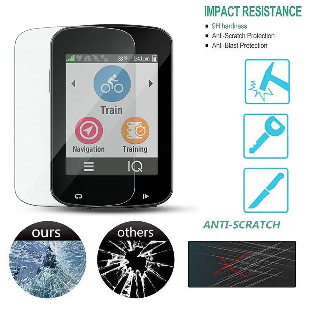 Protector de pantalla de vidrio templado para Garmin Edge 830/Garmin ...