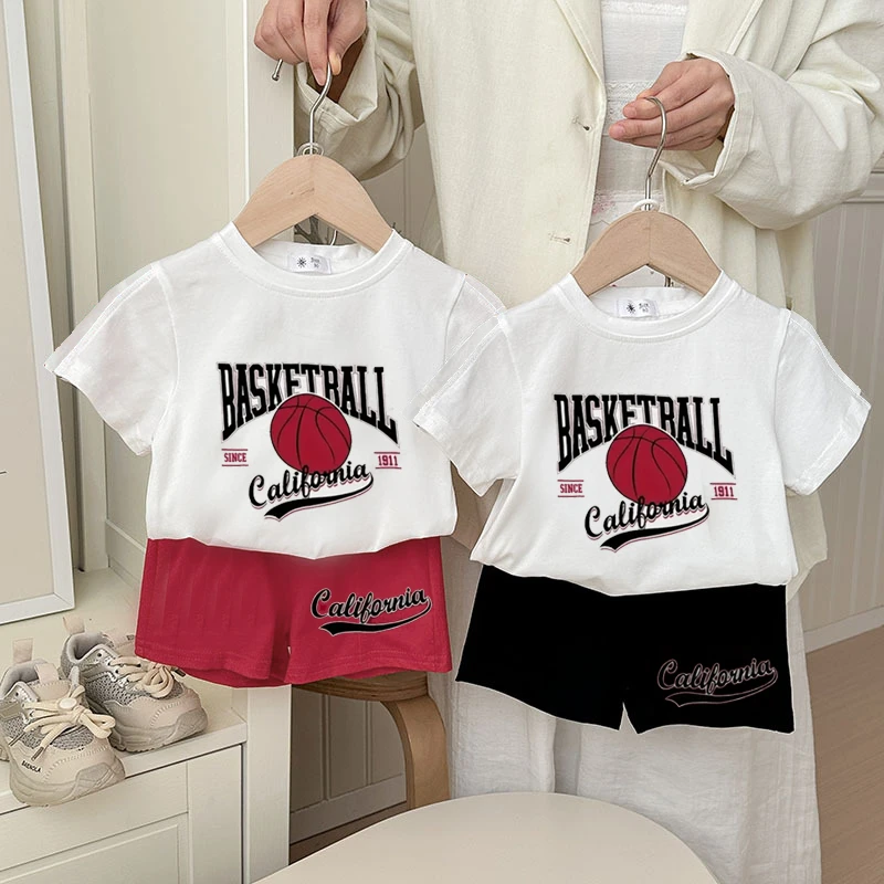 Boys Baseketball Clothing Short Sleeve Tracksuits New Design Child ...