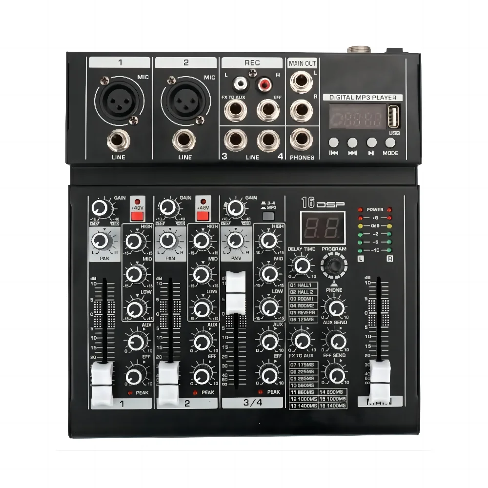 Sound-Card-Audio-Mixer-Sound-Board-Console-Desk-System-Interface-4 ...