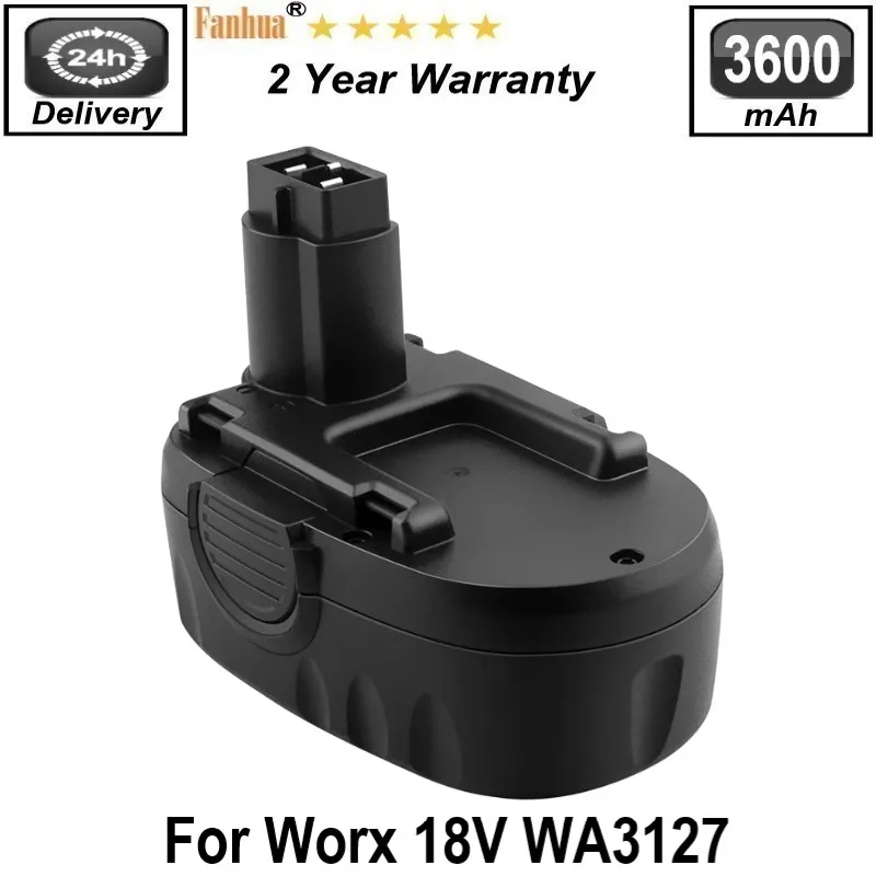 18V-3600mAh-Ni-MH-For-WORX-WA3127-Battery-Replacement-WA3152-WG150s ...