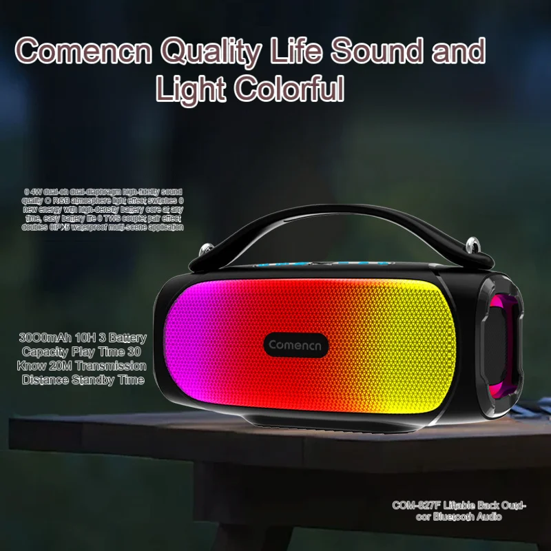 2024-New-60W-High-power-Luminous-Outdoor-Karaoke-Subwoofer-Bluetooth ...