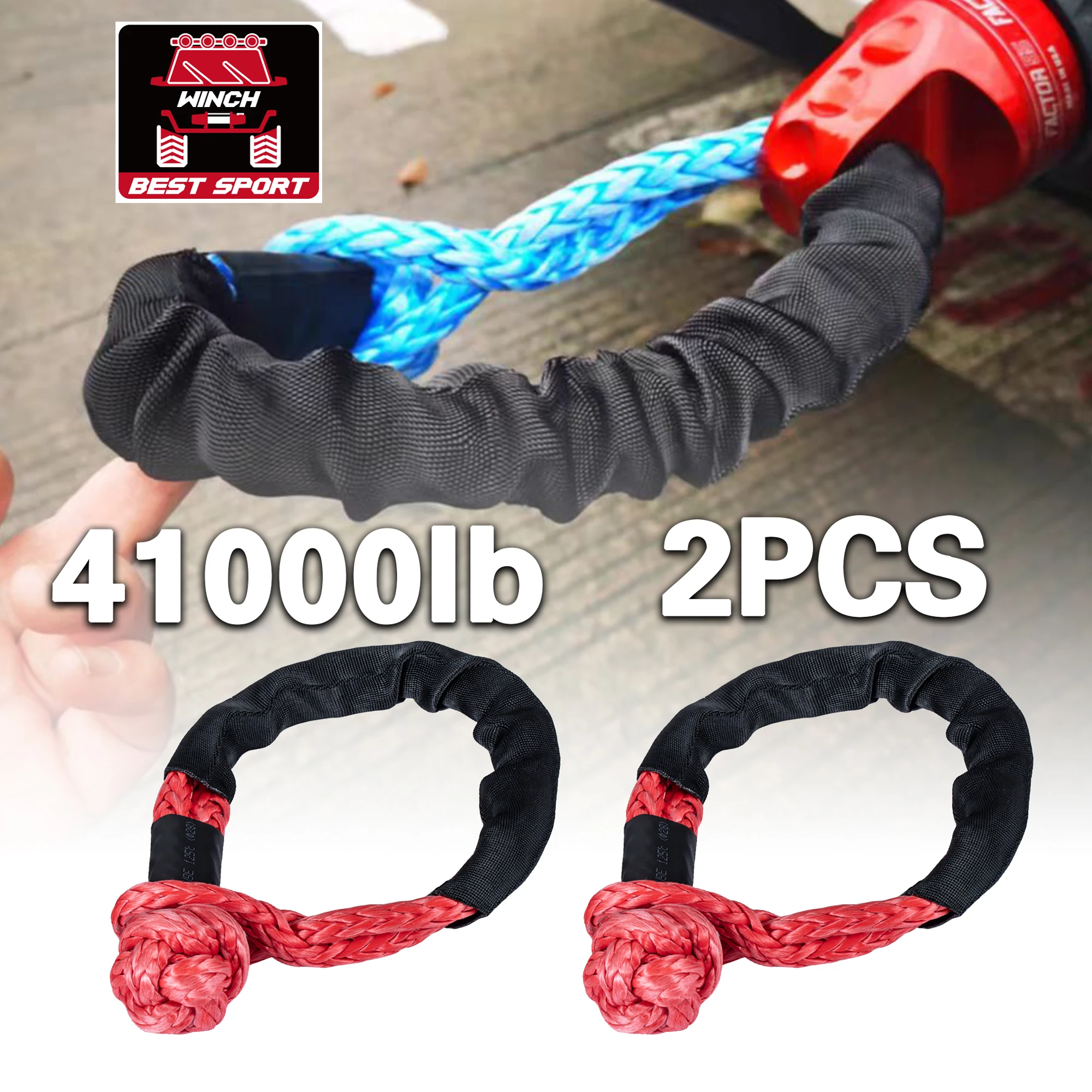 Bet Sport Soft Shackle 1/2 X 24 Inch (1 Pcs) – 40000 Lbs. Max. Strength ...