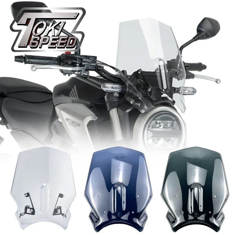 Motorcycle Windshield Windscreen Wind Deflector Protector For Honda ...