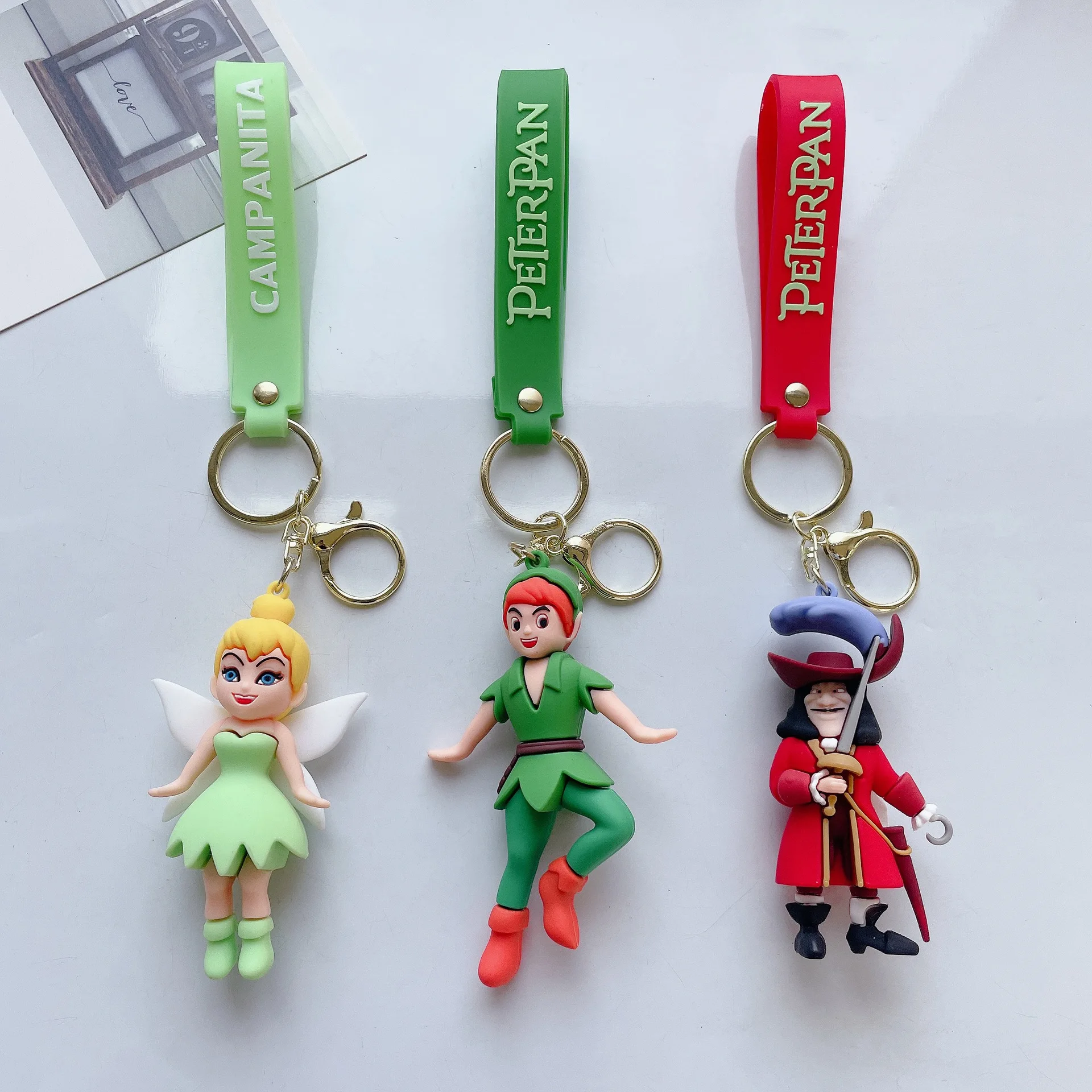 Anime-Peter-Pan-Keychains-Car-Key-Chain-Keyring-Bag-Decor-Ornament ...