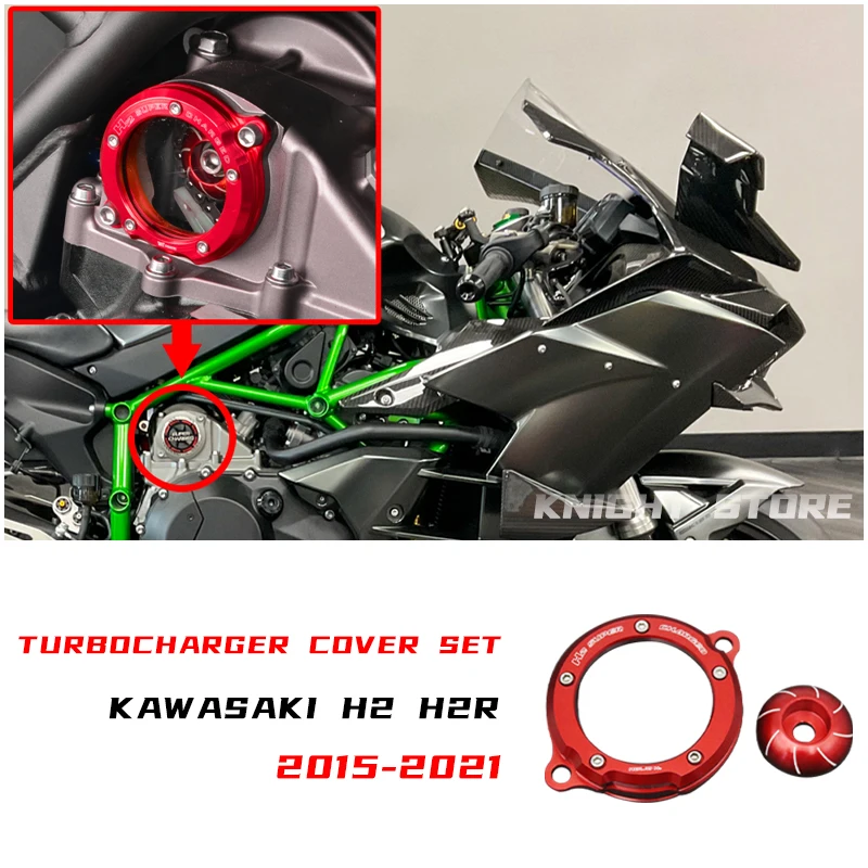 Suitable for Kawasaki H2R-SX modified turbocharger cover kit 2019 2020 ...