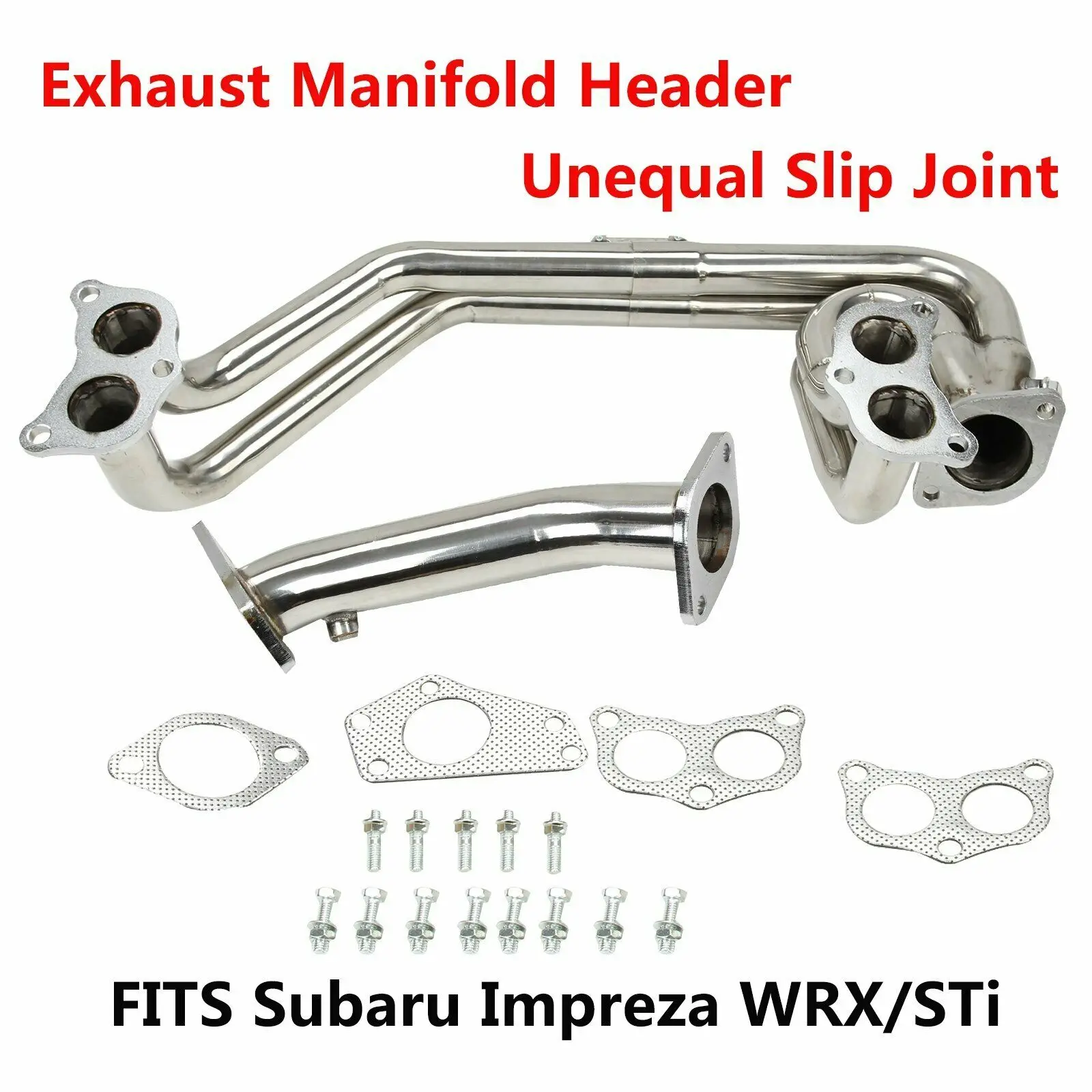 For Subaru Impreza WRX/STi Outback 2.5L Exhaust Manifold Headers and UpPipe