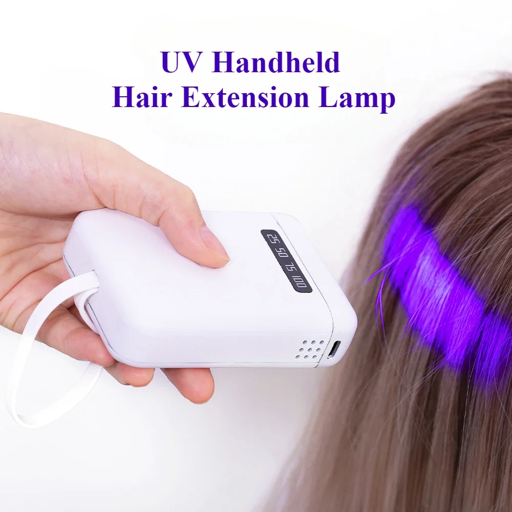 405nm-Handheld-UV-LED-Light-Rechargeable-Hair-Extension-Light-Fast ...