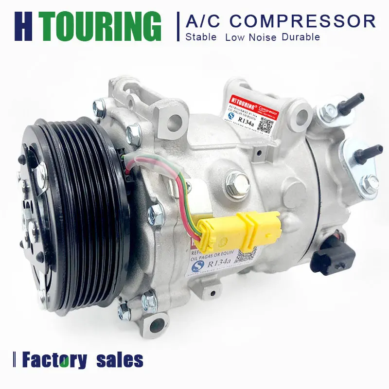 For-Peugeot-Ac-Compressor-Car-Air-A-c-Fit-Citroen-1342-1301-1322 ...